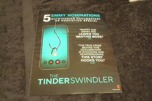 THE TINDER SWINDLER 2022 Emmy ad fishhook & ring Outstanding ...