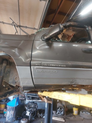 Driver Side View Mirror Power Non-heated Fits 99-04 GRAND CHEROKEE ...