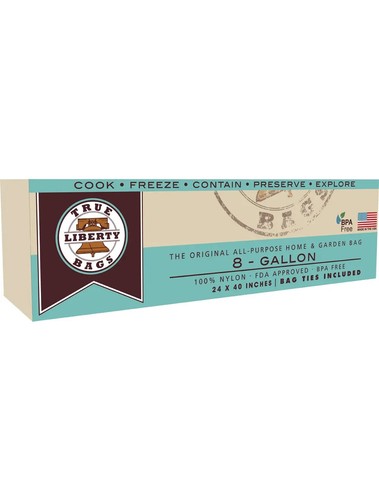 True Liberty 8 Gallon Size home and garden bag 10 pack freeze/ cook bag ...