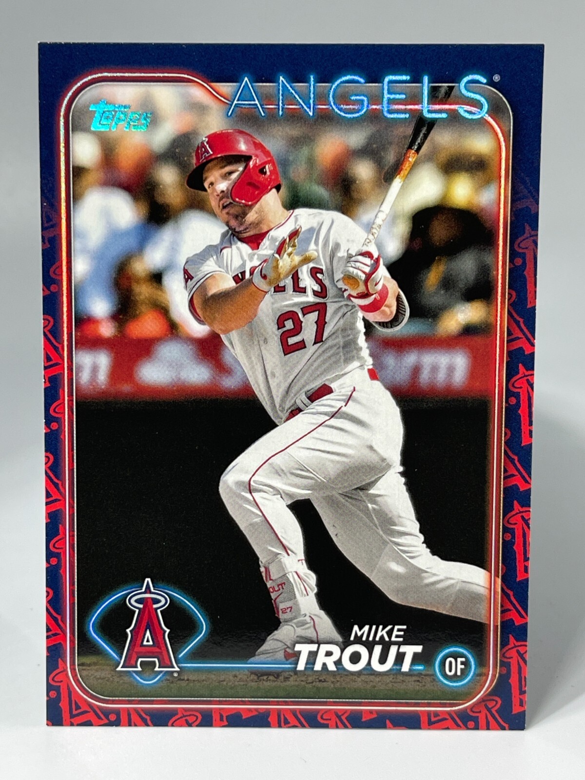 Mike Trout 2024 Topps #27 Team Color Border Variation /(SSP) RAW Price ...