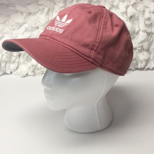 ADIDAS Women’s OSFM Hat Baseball Cap Adjustable Trefoil Dusty Pink ...