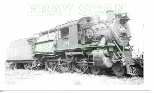 8D488 RP 1947/60s CNJ CENTRAL RAILROAD NEW JERSEY 4-6-0 CAMELBACK LOCO ...