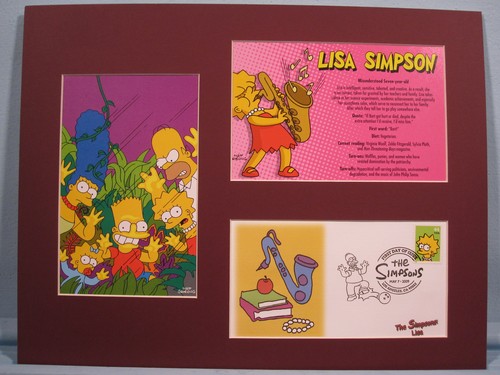 Honoring The Simpsons & First Day Cover of the Lisa Simpson stamp | eBay