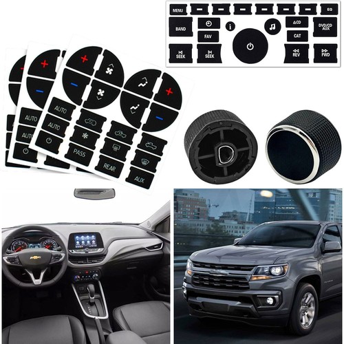 For GMC Chevrolet Buick Car Control Knob Climate Control Button Sticker ...