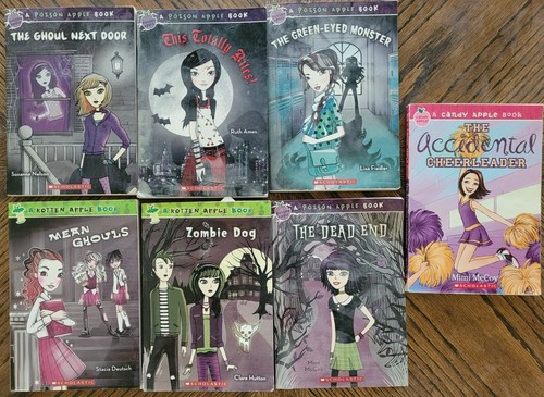 Lot of 7 Teen Girl Chapter Books Rotten Spoiled Candy Apple Series ...