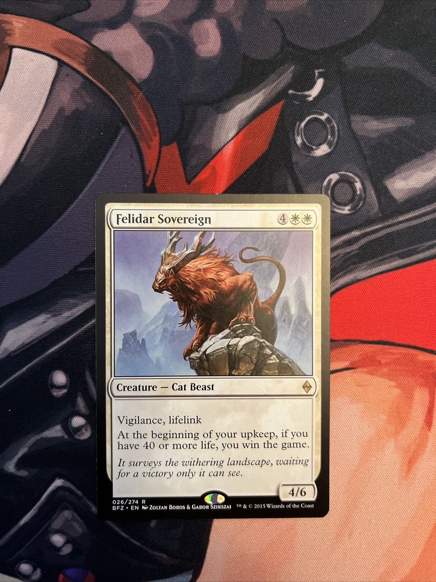 Soberano Felidar (Felidar Sovereign) · Battle for Zendikar (BFZ) #26 ...