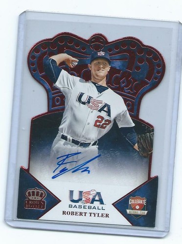 2015 Panini Crown Royale USA Baseball*-Robert Tyler Rookie Autograph ...