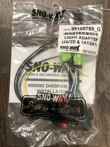 Sno-Way 99100789 EIS Headlight Harness Adapter (is now #99101362)