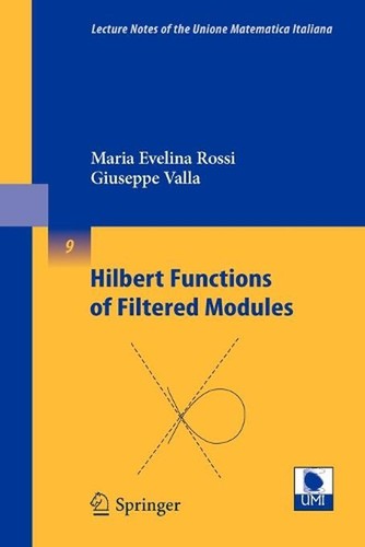 Hilbert Functions of Filtered Modules by Giuseppe Valla (English) Paperback Book 9783642142390 ...