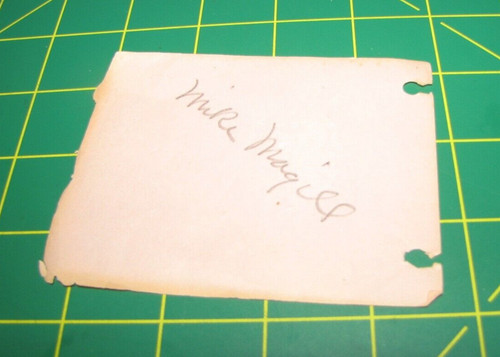 Autograph of Indy 500 Drivers Mike Magill & Duane Carter Sr. - Lot ...