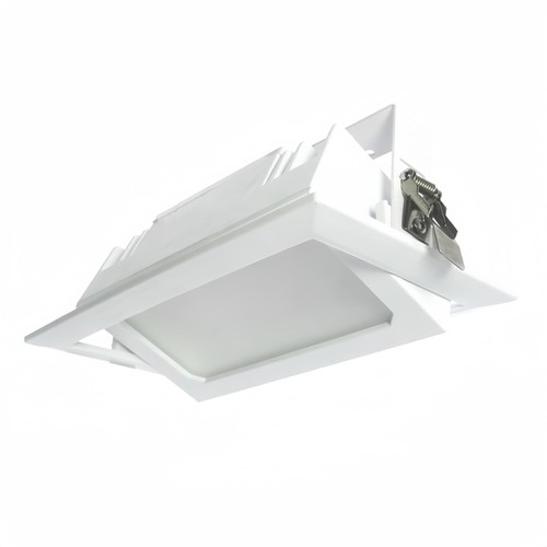 Projecteur de Plafond LED 36W 3600lm,Cadre Blanc Encastré Rectangulaire ...