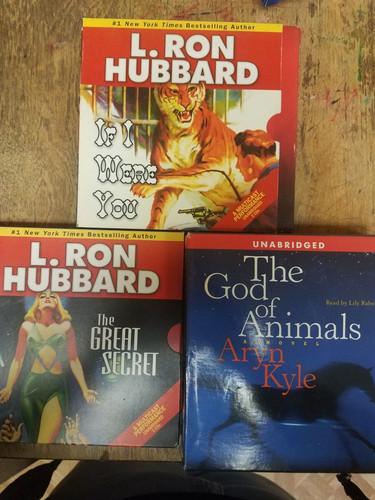 Set of 3 Audio Books, 2 - L. Ron Hubbard's and 1 - Aryn Kyle, The God ...