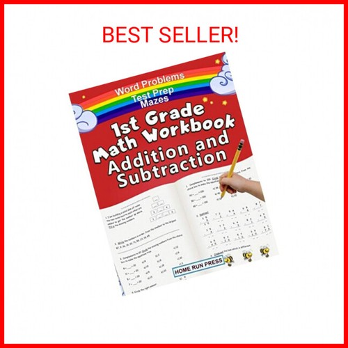 1st Grade Math Workbook Addition and Subtraction: Grade 1 Workbooks ...