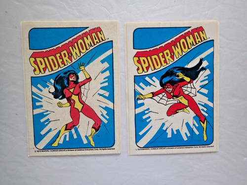 1979 General Mills Cereal/Marvel Spider-Woman lot of 2 stickers | eBay