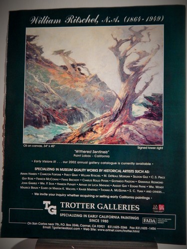 WILLIAM RITSCHEL ART PIECE VTG ORIG 2002 ADVERTISEMENT | eBay