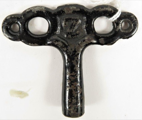 antique clock furnace key cast iron no. 5 | eBay