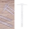 2 Pcs Measuring Ruler Drafting Ruler T-Square Ruler T Shape Ruler for ...