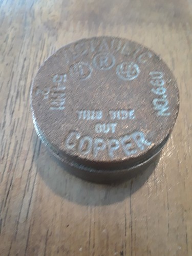 Victaulic No 660 2" Copper Grooved Pipe Fitting Cap | eBay