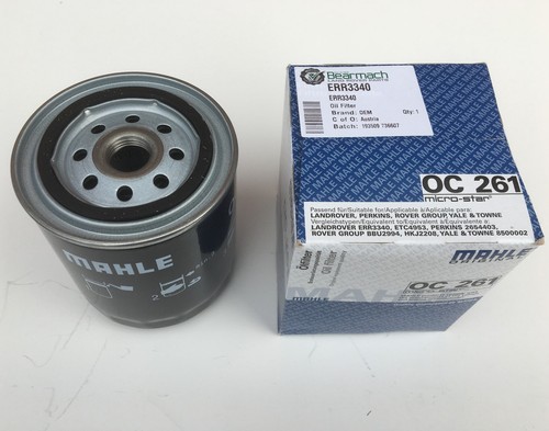 Land Rover Discovery 1, 200 /300 TDi Diesel Oil Filter ERR3340 Mahle ...