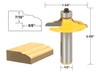 Thumbnail Euro Style Door Front Edging Router Bit - 1/2" Shank - Yonico ...