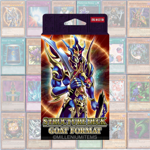 Yugioh Retro Goat Format Deck! 40 Cards Ready to Play Black Luster ...