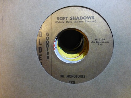 THE MONOTONES THE LEGEND OF SLEEPY HOLLOW & SOFT SHADOWS R&B NEAR MINT ...