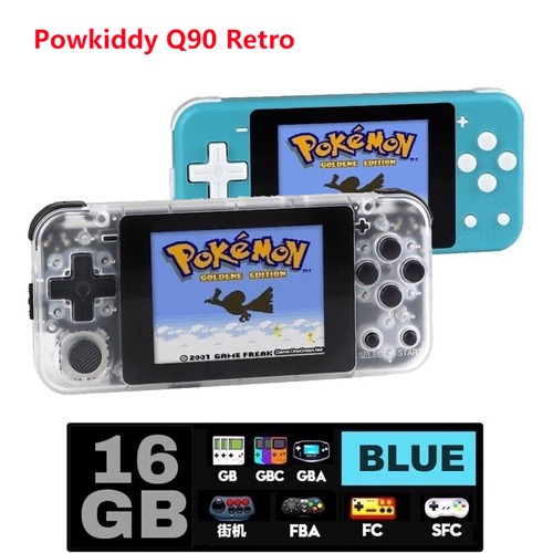 Powkiddy Q90 Retro Portable Emulator Pokemon Games Console With 16GB ...