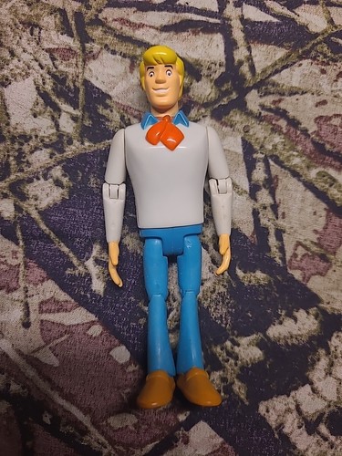 Scooby Doo Fred Action Figure 2001 Hanna Barbera Scooby-Doo Poseable 4. ...
