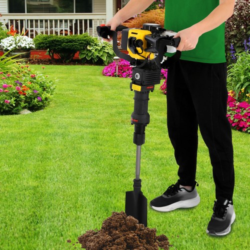 33CC Gas-Powered Excavator Garden Tree Digger Shovel Digging Machine 2 ...