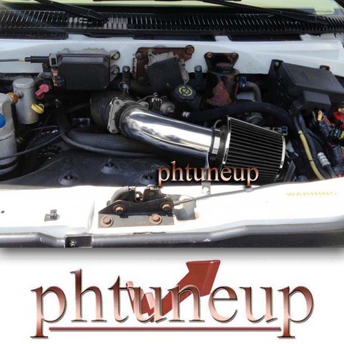 BLACK 1996-2005 CHEVY ASTRO VAN 4.3 4.3L V6 RAM AIR INTAKE KIT SYSTEMS ...