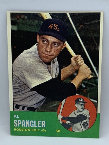 1963 Topps Baseball Al Spangler Colt 45's #77 Nice | eBay