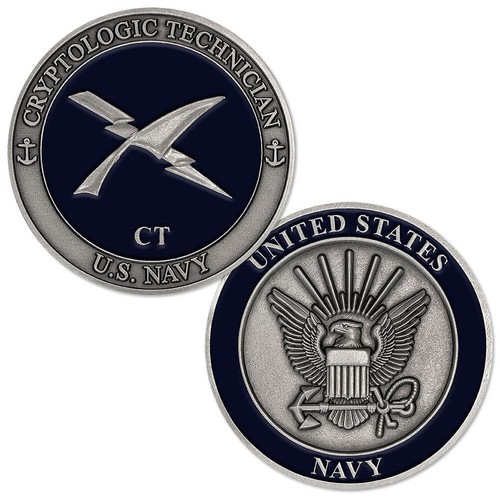 NEW U.S. Navy Cryptologic Technician (CT) Challenge Coin | eBay