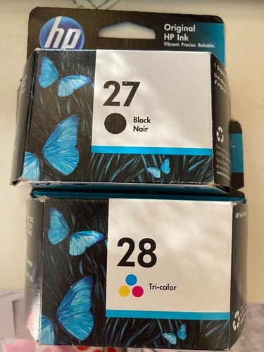 New Genuine HP 4215 4215 3320 3420 HP 27 HP 28 Tricolor Ink Cartridge ...