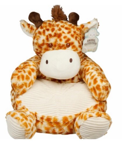 KellyToy Giraffe Animal Plush Soft 18" Circular Child Chair Rare W ...