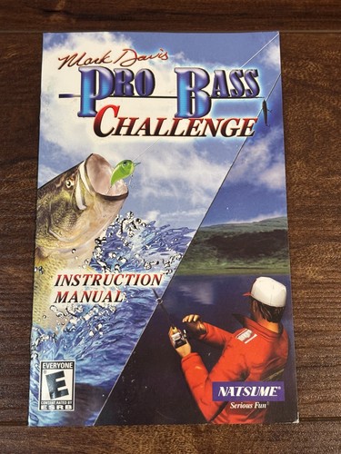 Mark Davis Pro Bass Challenge PS2 Playstation 2 Instruction Manual Only ...