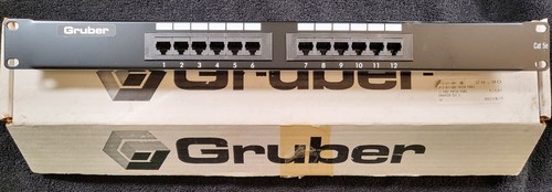 gruber 12 port RJ-45 patch panel | eBay