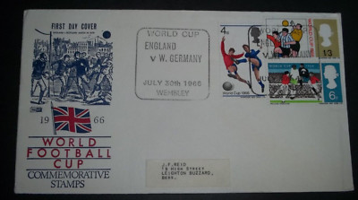 1966 World Cup Stamps in Great Britain First Day Covers 1953-1970 for ...
