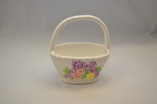 Lefton Spring Flower Basket 1990 # TCM07763 | eBay