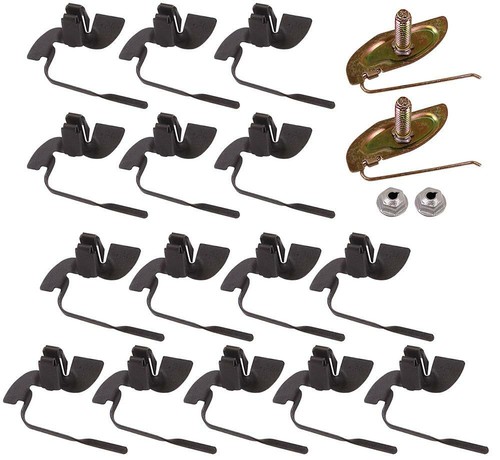 1969 1970 1971 1972 CHEVROLET GMC TRUCK TAILGATE MOLDING CLIP KIT 19 PC ...