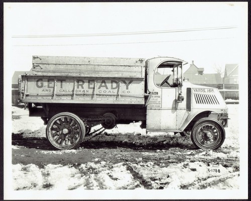 c1918 8x10 Mack AC Bulldog Truck READY & CALLAGHAN COAL CO in Snowy ...