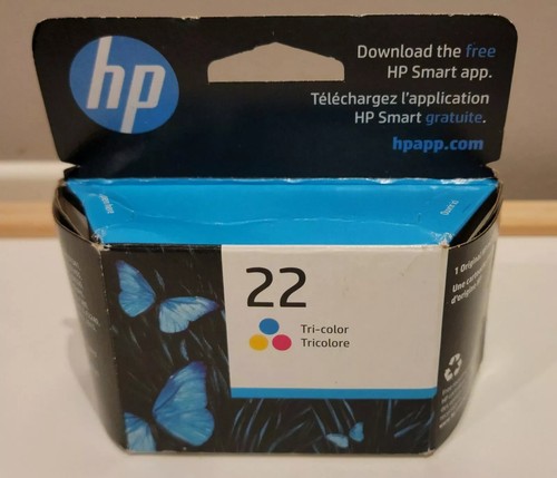 HP 22 Tri-Color Ink Cartridge, New! Exp 10/25+ | eBay