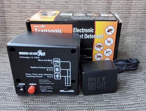 Bird-X Transonic Bugchaser Ultrasonic Pest Repeller, Covers up to 1,500 sq. ft. | eBay