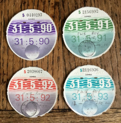 Original Tax Disc for sale | eBay