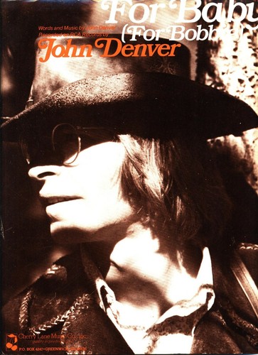 JOHN DENVER FOR BABY (FOR BOBBIE) SHEET MUSIC PIANO/VOCAL/GUITAR/CHORDS ...