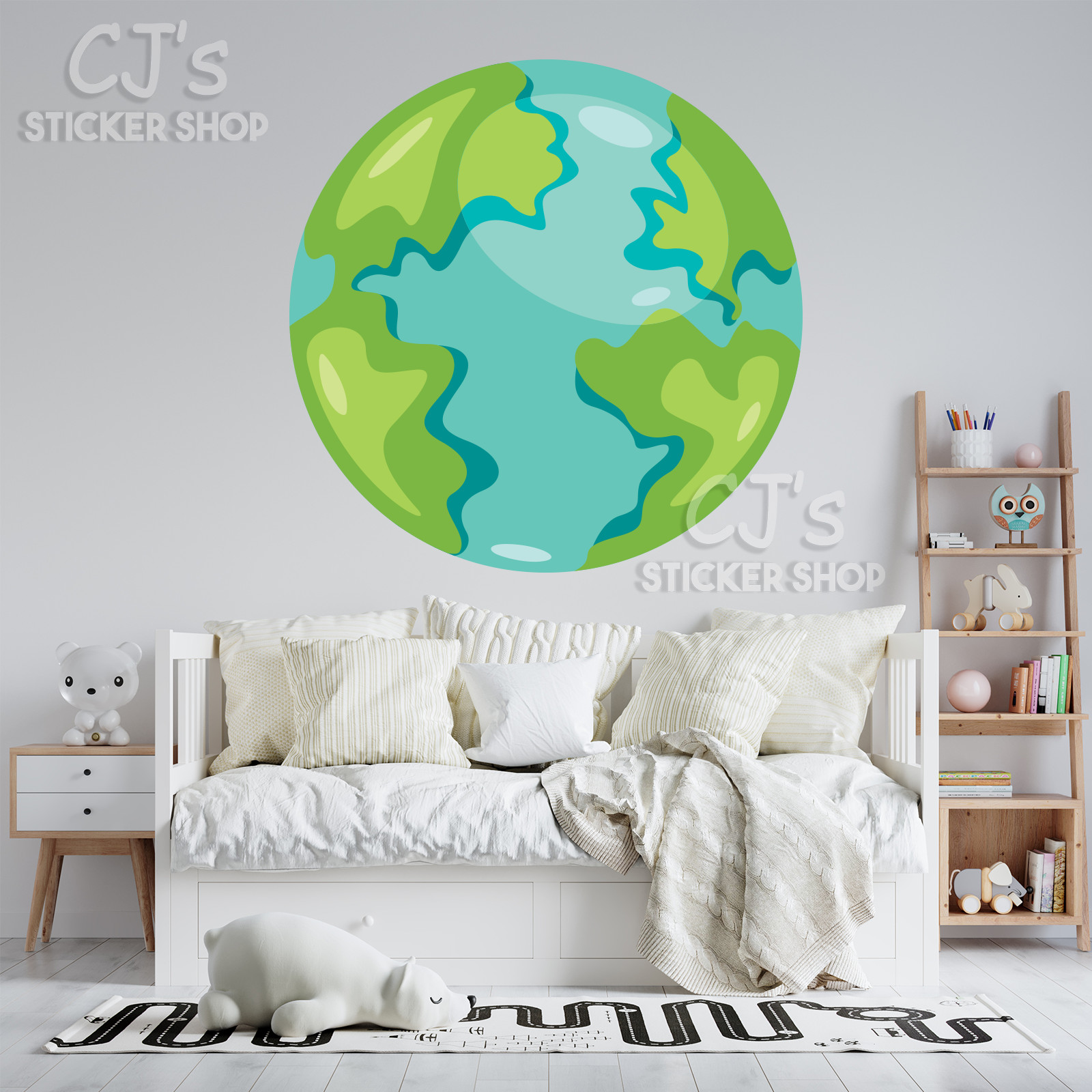 Earth Planet Wall Decals