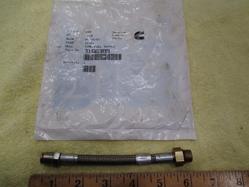 Cummins N14 Fuel Supply Braided Line 3166389 for sale online | eBay