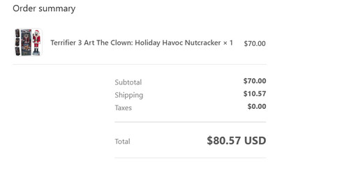 Terror Thread Terrifier 3 Art the Clown Holiday Havoc LE Nutcracker ...