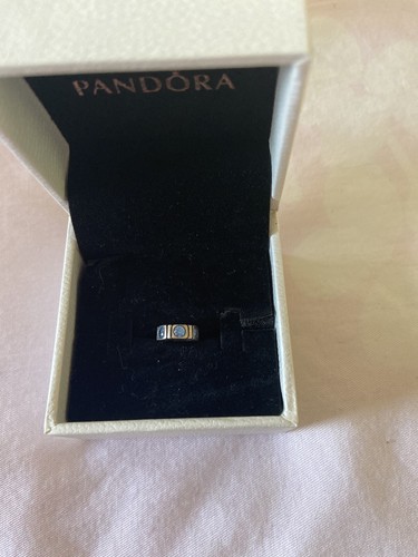 Pandora Light Blue Trinity Spacer Beaded Charm | eBay