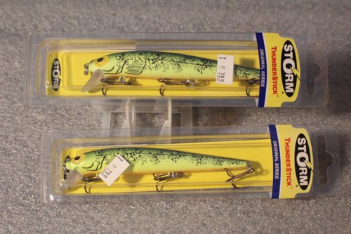 2 STORM RAPALA THUNDERSTICK ORIGINAL SERIES AJ60 PERCH NEW BOXES | eBay