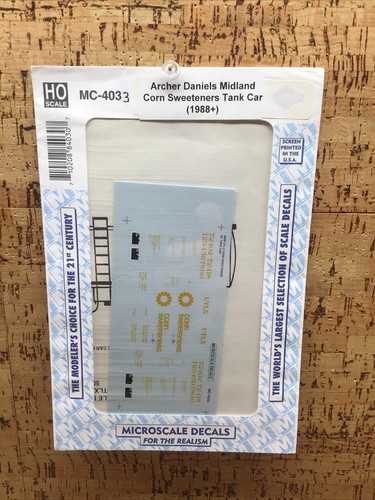 MICROSCALE DECAL HO SCALE MC-4033:Archer Daniels Midland Corn ...